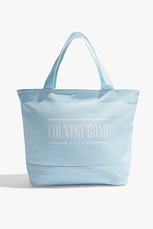 Ice Blue Print Heritage Shopper - Bags | Country Road