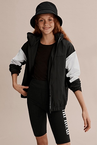 Teen Recycled Nylon Logo Spray Jacket - Jackets & Coats | Country Road