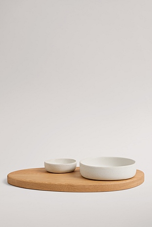 Natural Argo Board with Bowls - Serving | Country Road