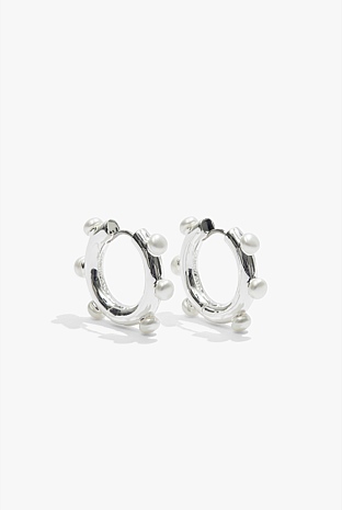 Silver Val Hoop Earring - Earrings | Country Road