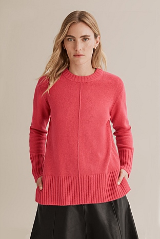 Desert Rose Crew Neck Pullover - Australian Grown | Country Road