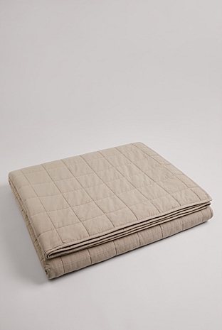 Natural Brae Australian Cotton Bed Cover - Natural Fibres | Country Road