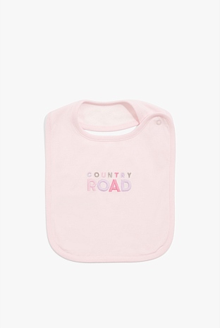 Multi Pale Pink GOTS-certified Organic Unisex Logo Bib - New Logo ...