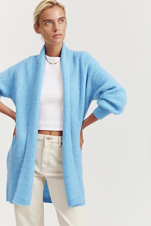 Iceberg Marle Brushed Cardigan - Knitwear | Country Road