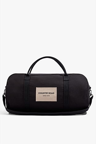 Black Australian Cotton Patch Logo Tote - Bags | Country Road