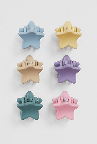 Multicolour Star Clips Pack of 6 - Accessories | Country Road