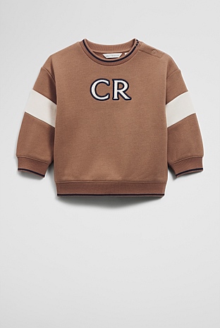 Camel Oversized CR Panelled Sweat - Sweats | Country Road