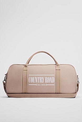 Buff Australian Cotton Heritage Zip Canvas Tote - Bags | Country Road