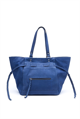 Cobalt Julia Braided Tote - Handbags | Country Road