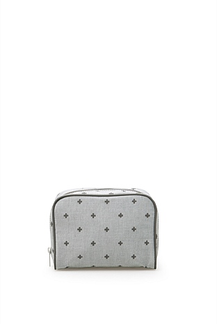Grey Textured Medium Cosmetic Case - Cosmetic Bags | Country Road