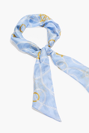 Periwinkle Blue Rope Scarf - Hats, Scarves & Gloves | Country Road