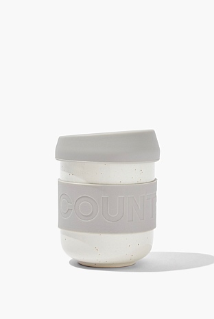 Pebble Grey Dean Ceramic Reusable Cup - Mugs | Country Road