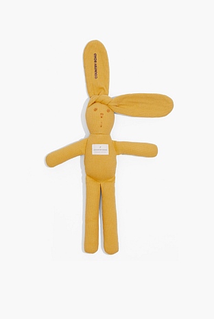 Mustard Unisex Organically Grown Cotton Rib Bunny - Accessories ...