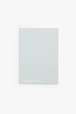 Mist Blue Pop A5 Notebook - Decorator | Country Road