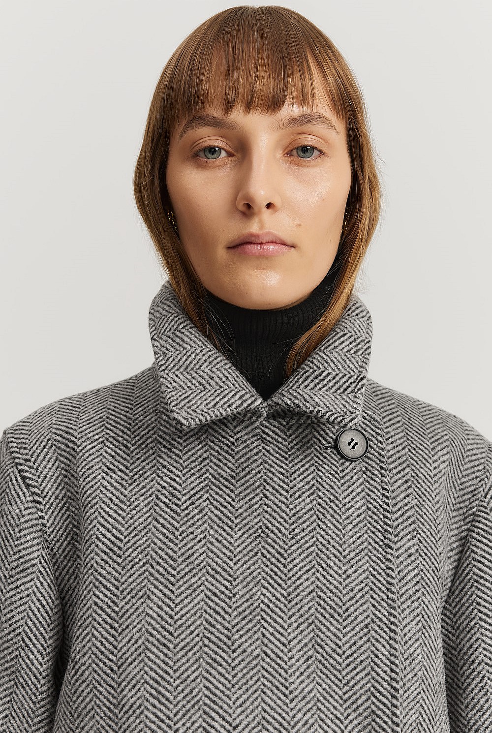 Herringbone Herringbone Peacoat - Jackets & Coats | Country Road