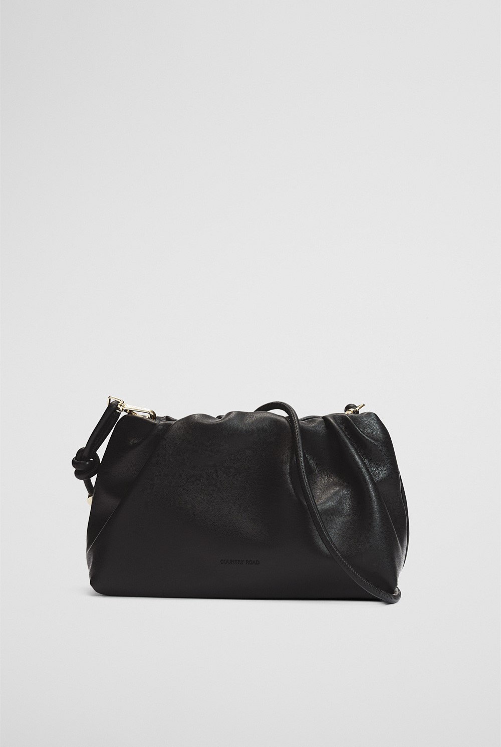 Black Gathered Pouch Bag - Bags | Country Road