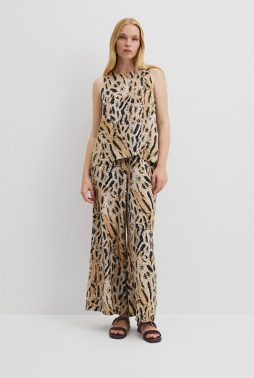 After The Rains Country Road x Ngali Ngurra Silk Print Tank - Holiday ...