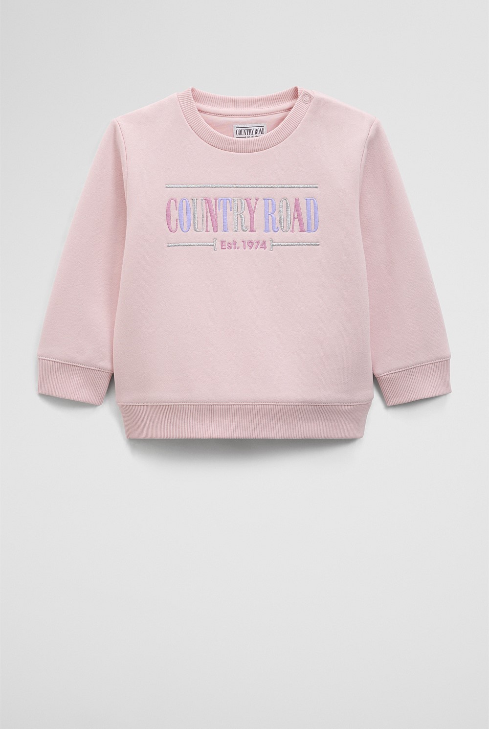 Mineral Pink Multi Australian Cotton Relaxed Heritage Sweat - Sweats ...