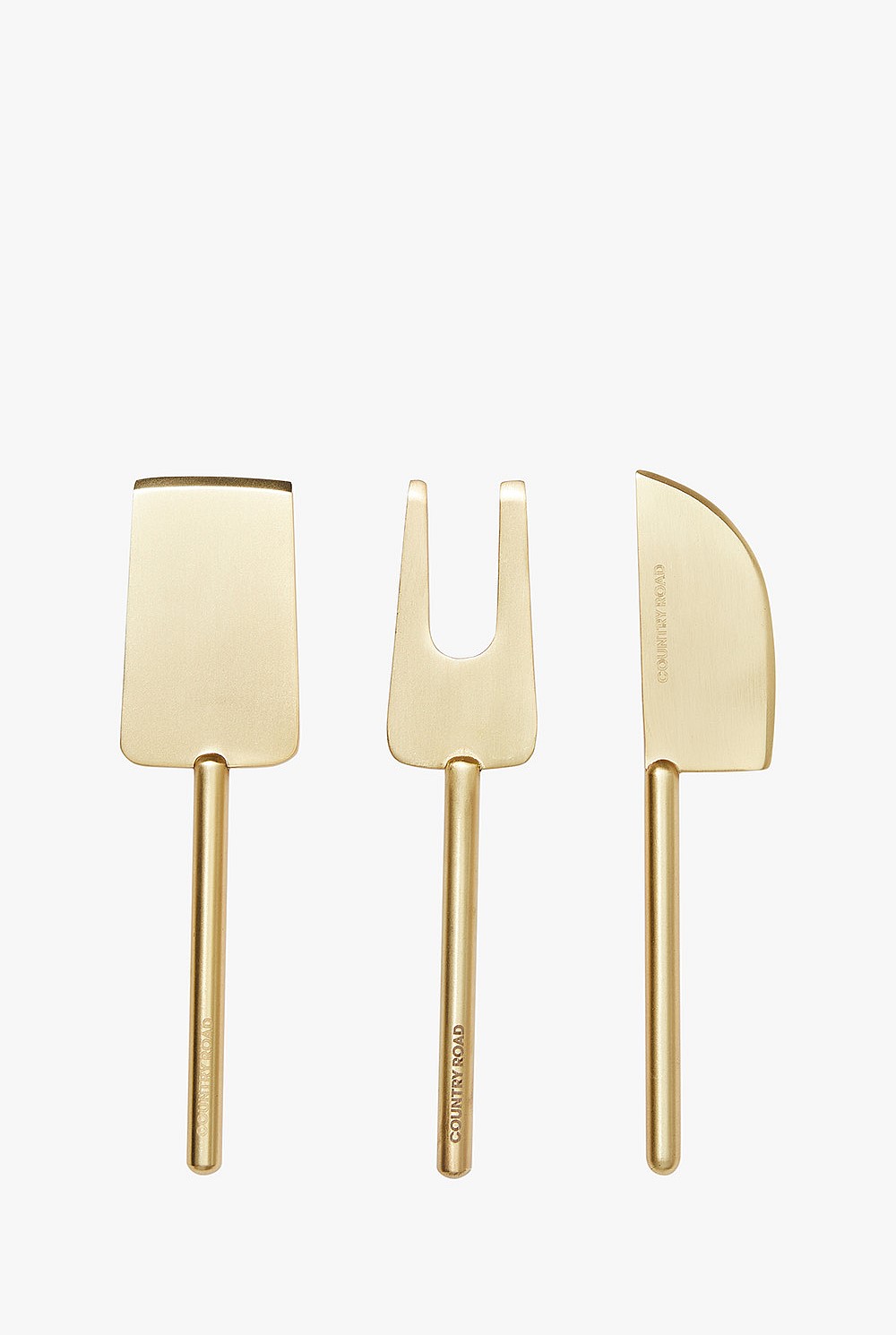 Brass Mala Cheese Knife Set of 3 - Serving | Country Road
