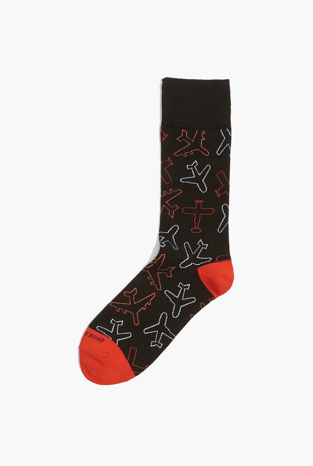Black Mini Plane Sock - Socks | Country Road