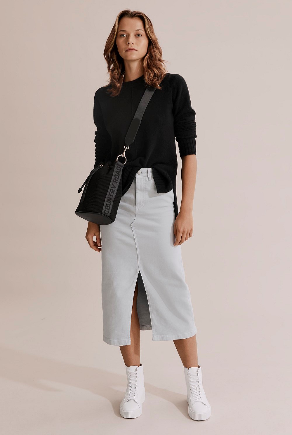 Black Webbing Bucket Bag - Bags | Country Road