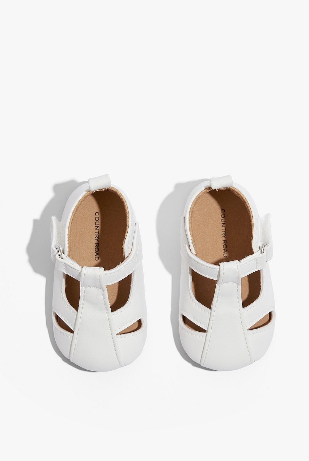 White Cut Out Pre Walker - Natural Fibres | Country Road