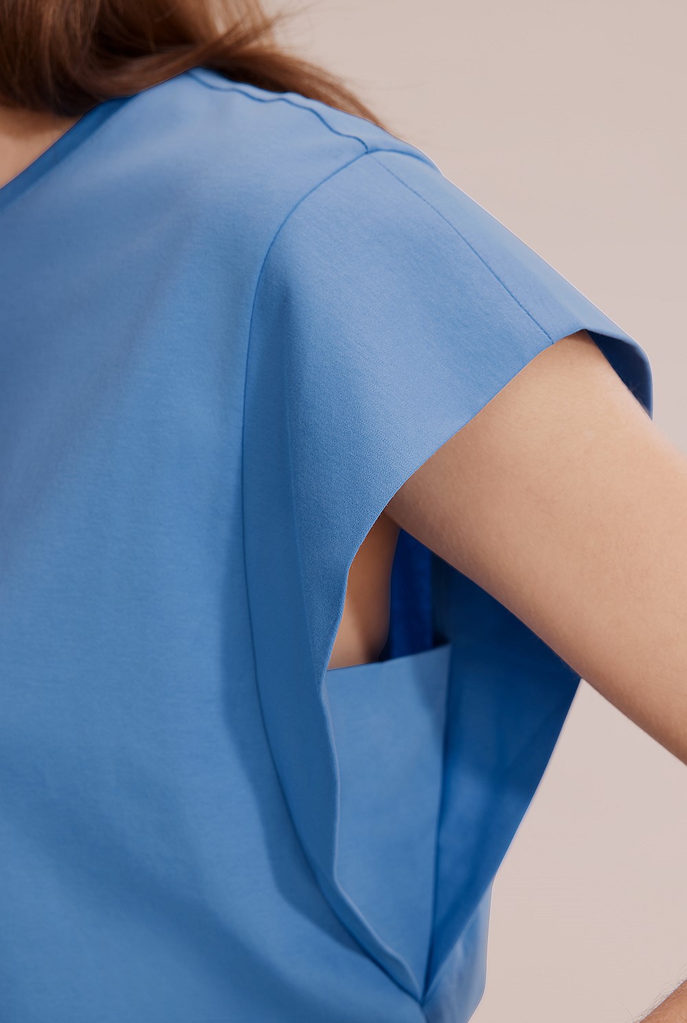 Cornflower Blue Mercerised Extended T-Shirt - T-Shirts & Tops | Country ...