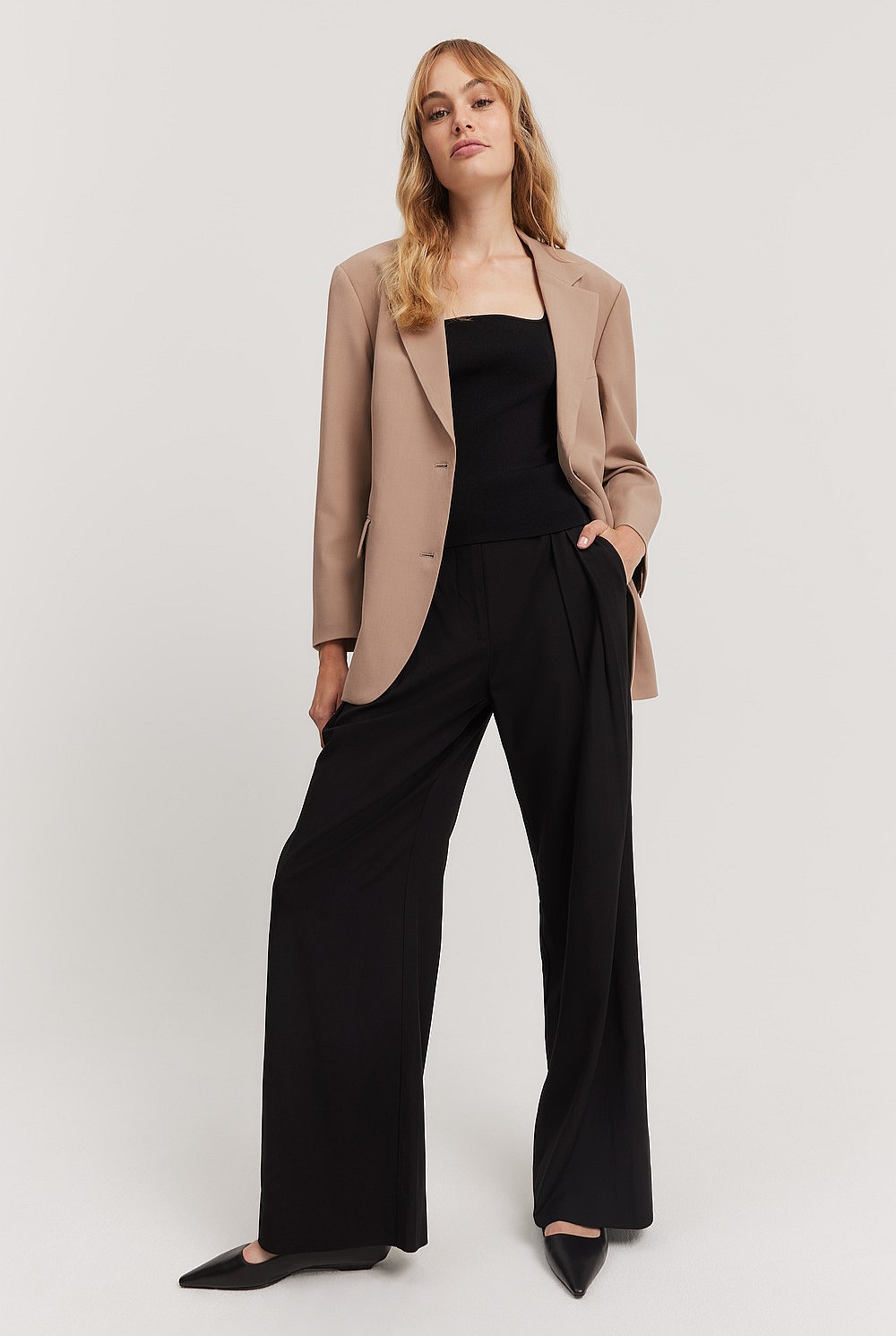 Black Square Knit Cami - Work | Country Road