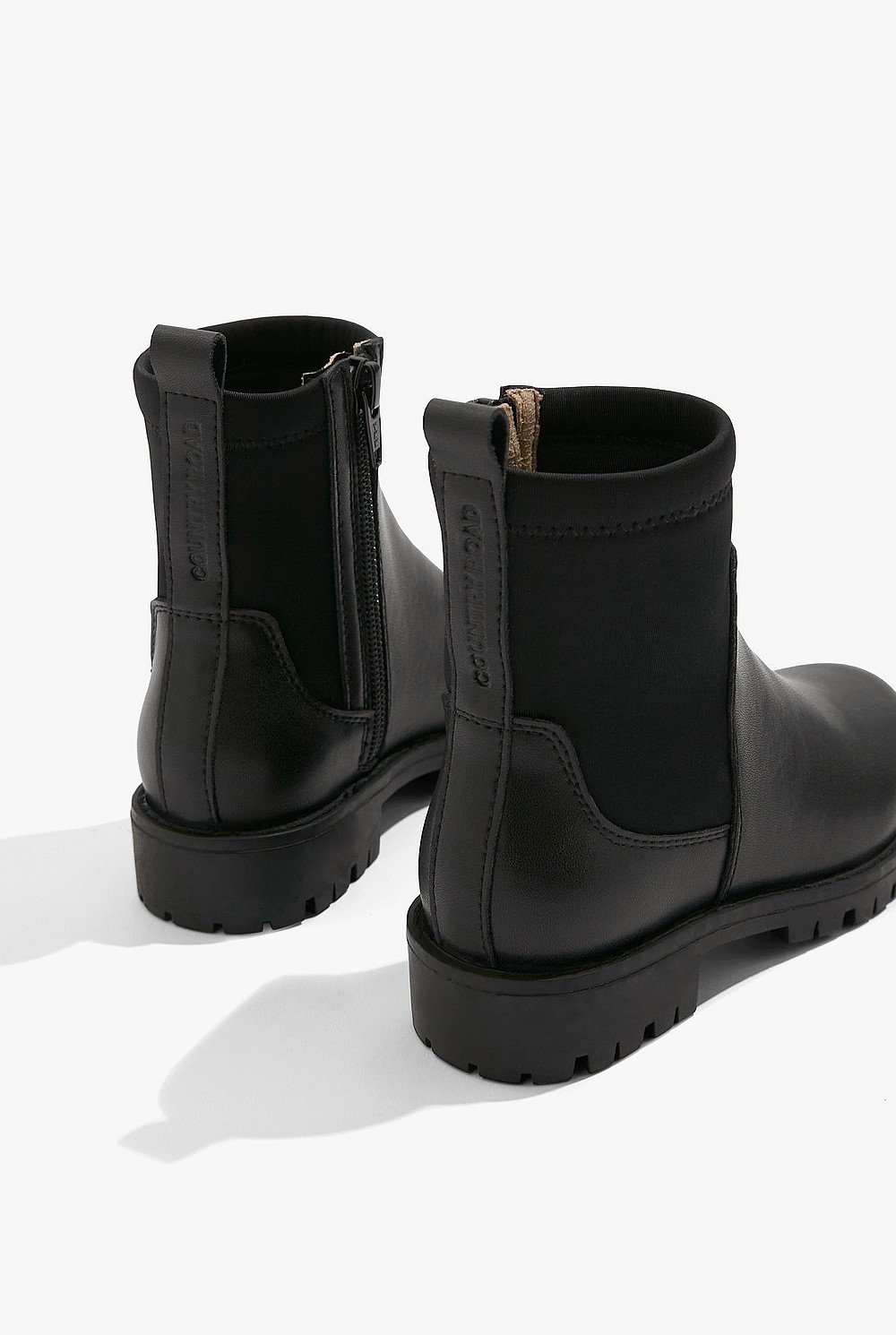Black Gusset Boot - Accessories | Country Road