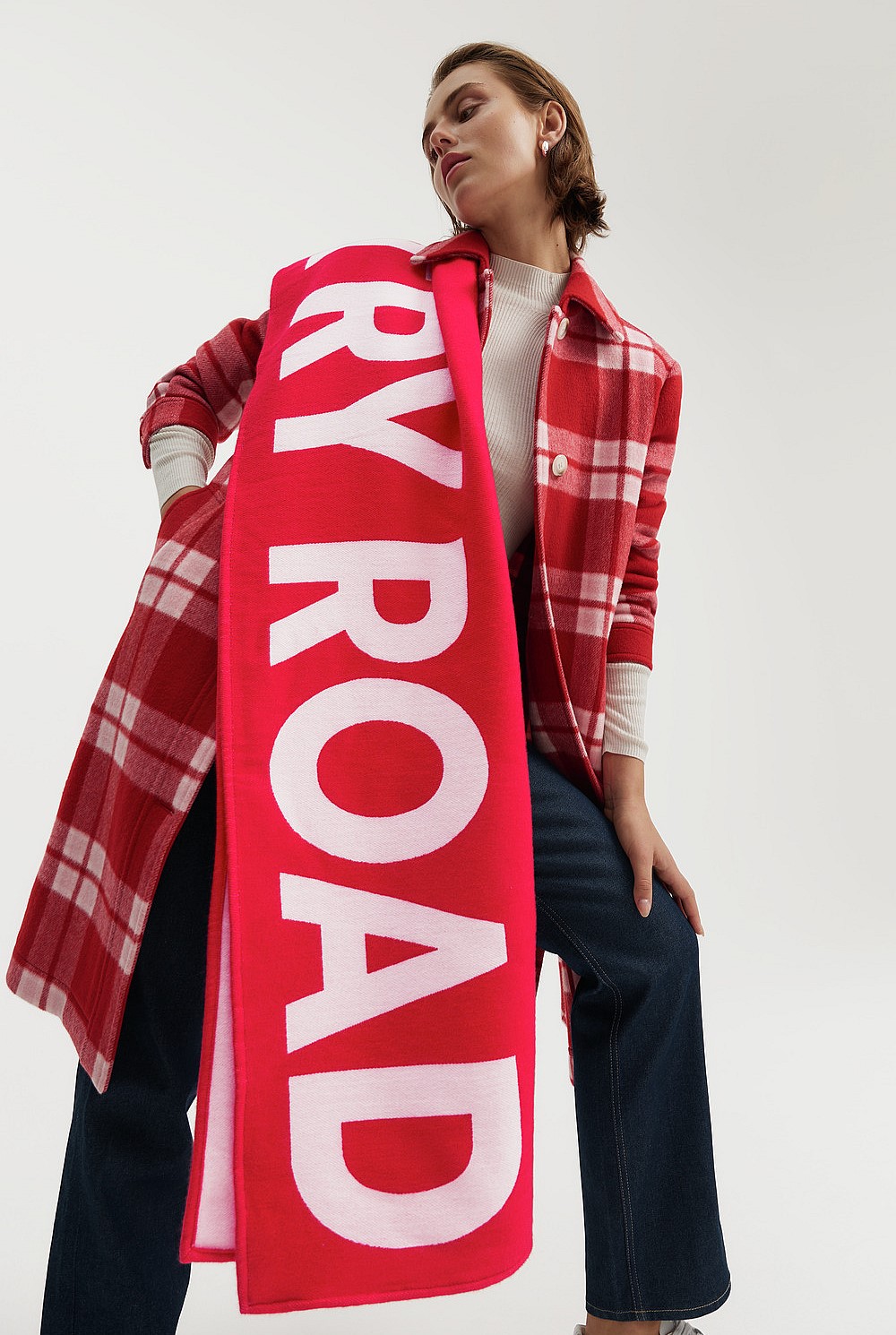 Cherry Branded Logo Scarf - Hats, Scarves & Gloves | Country Road