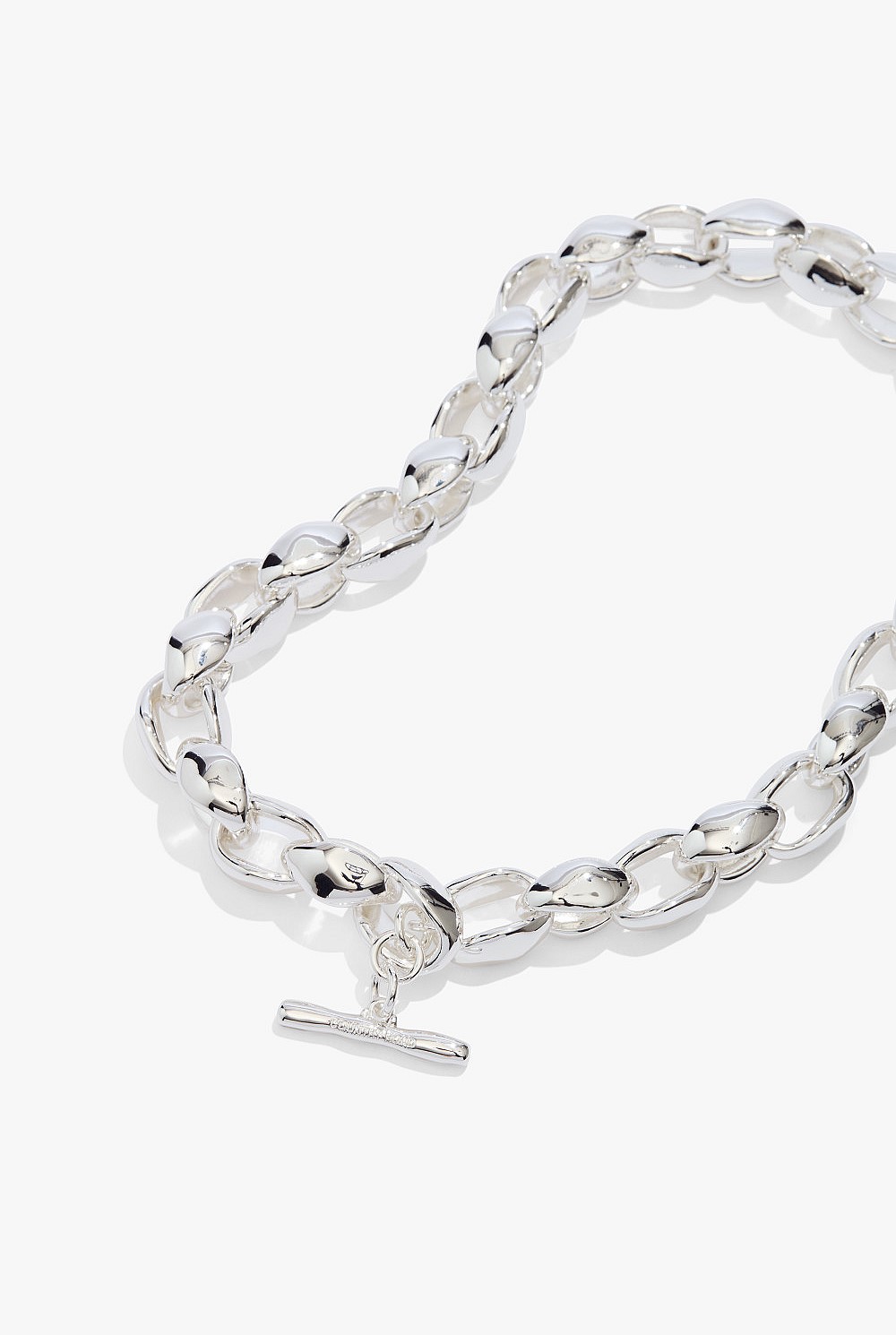 Silver Molten Chain Necklace - Work | Country Road