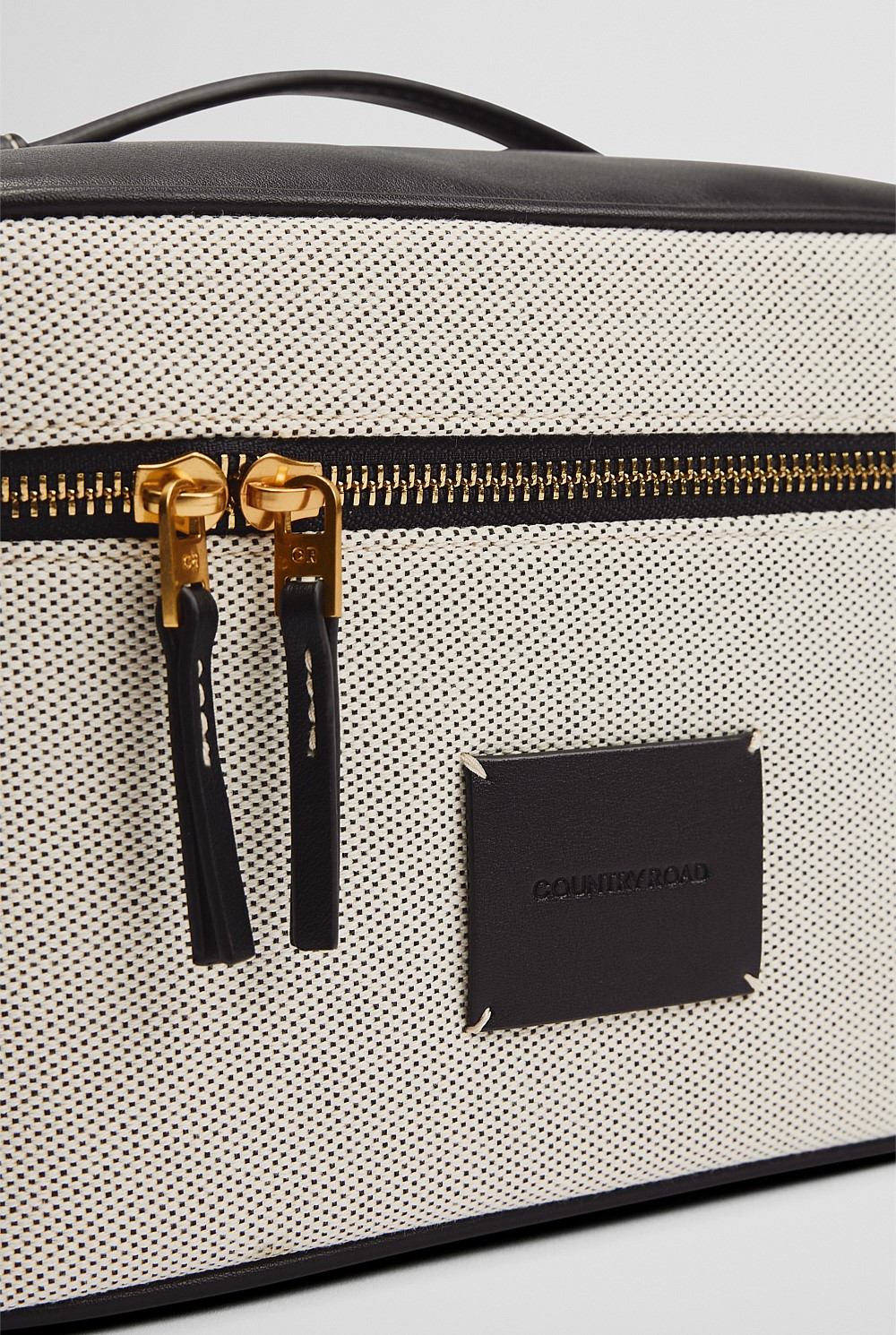 Black Large Logo Patch Cosmetic Case - Bags | Country Road