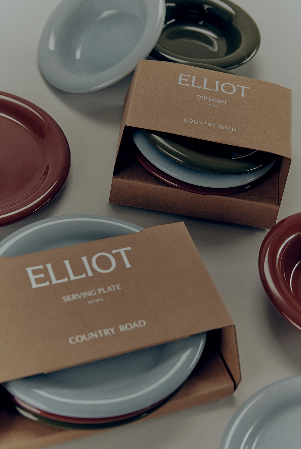 Multi Elliot Dip Bowl Set of 3 - Serving | Country Road