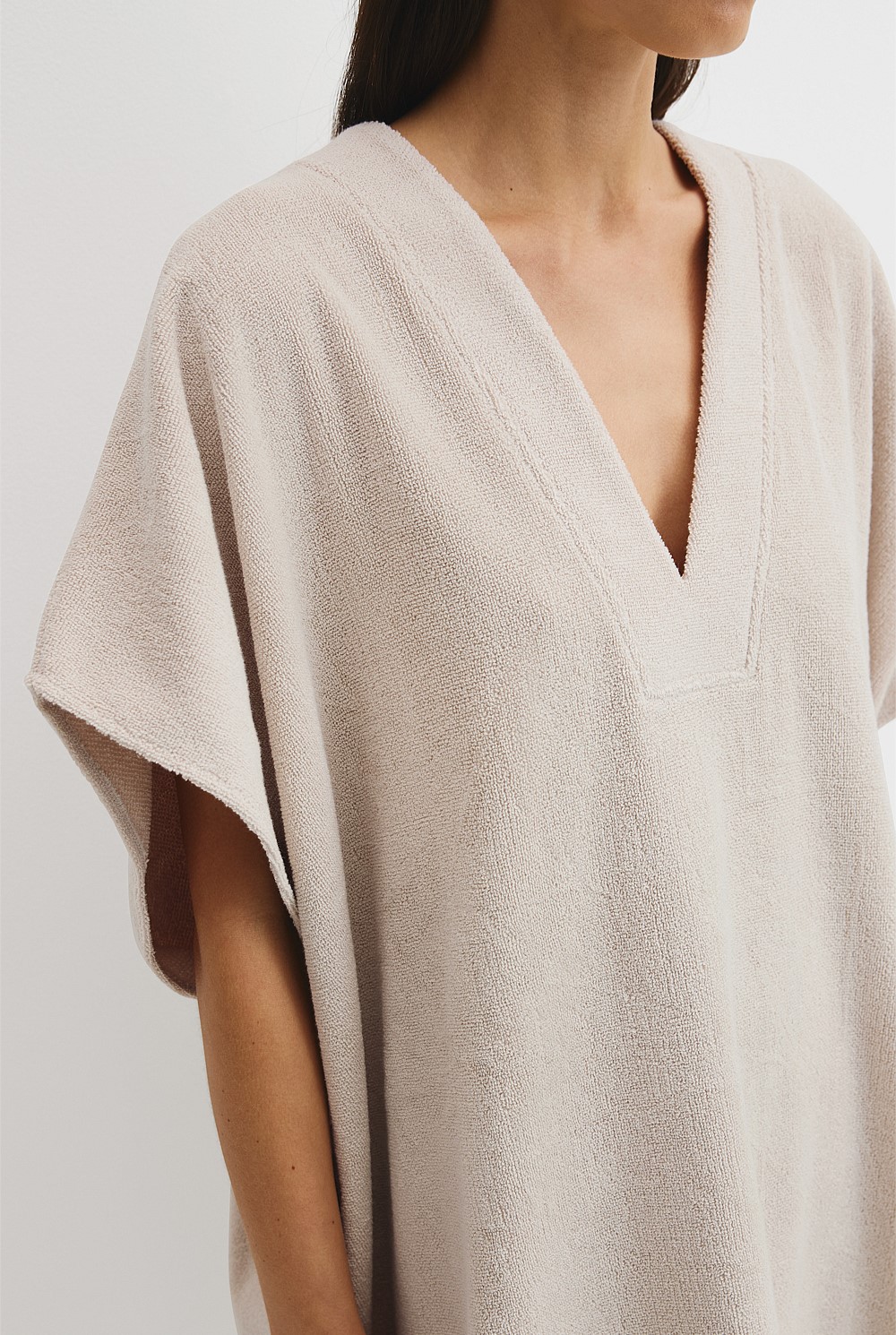 Sand Australian Cotton Terry Kaftan - Hats, Scarves & Gloves | Country Road