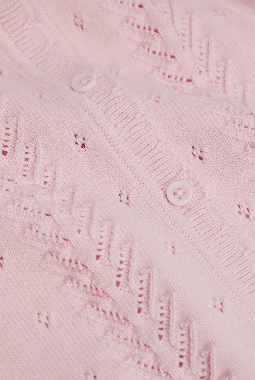 Mineral Pink Knit Cardigan - Knitwear | Country Road