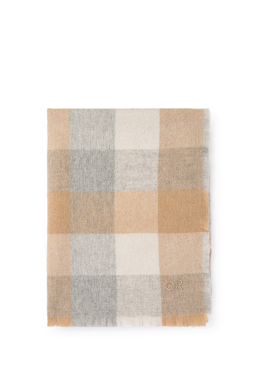 Camel Buffalo Check Scarf - Hats, Scarves & Gloves | Country Road