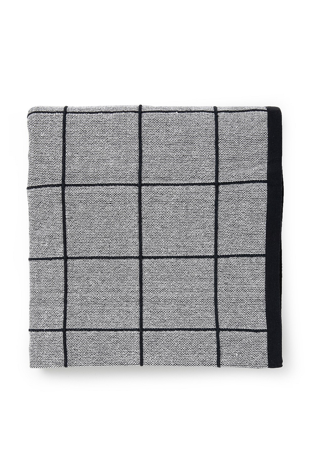 Charcoal Vahl Grid Throw - Throws | Country Road