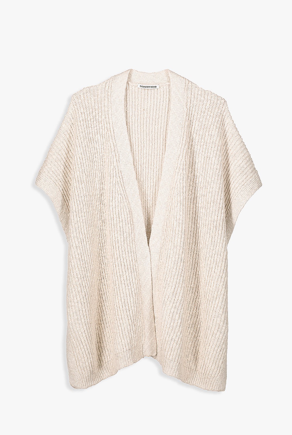 Antique White Ribbed Wrap - Hats, Scarves & Gloves | Country Road