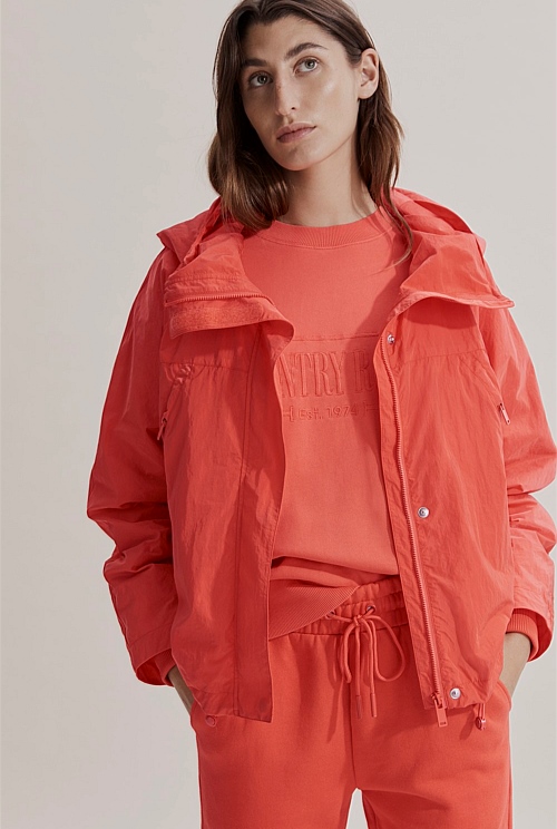 Tangelo Recycled Nylon Spray Jacket - Jackets & Coats | Country Road