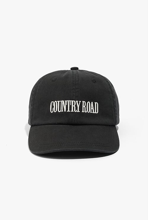 Black Australian Cotton Blend Heritage Cap - Hats & Scarves | Country Road