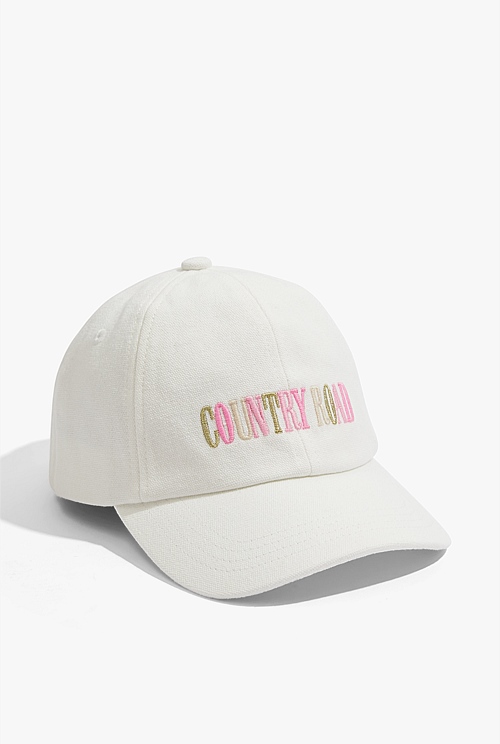 White Multi Child Heritage Cap - New Logo | Country Road