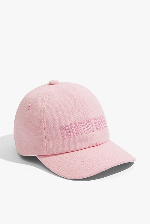 Mtlc Pale Pink Heritage Cap - Accessories | Country Road