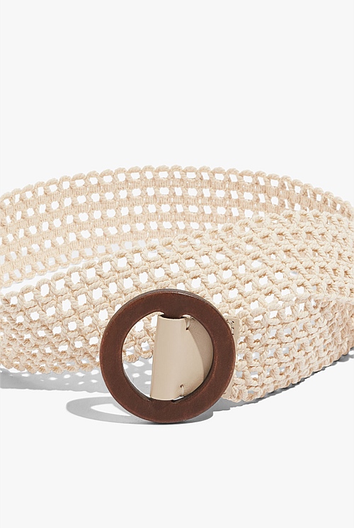 Natural Net Belt - Belts | Country Road