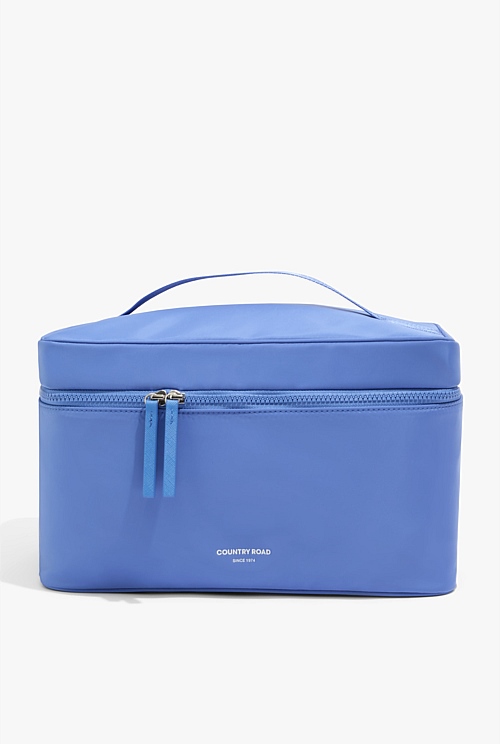 Cornflower Recycled Polyester Extra Large Soft Cosmetic Case - Bags ...