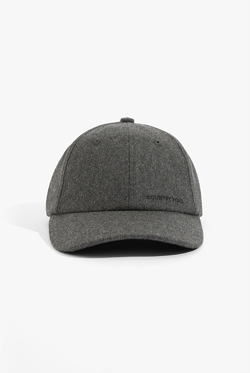 Charcoal Felt Cap - Hats, Scarves & Gloves | Country Road