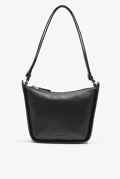 Black Soft Zip Sling Bag - Bags | Country Road