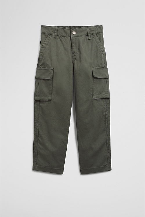 Washed Forest Cargo Pant Pocket Pant - Pants | Country Road