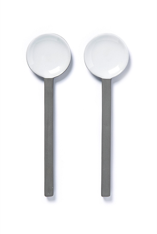 Charcoal Scope Salad Servers - Kitchen Accessories | Country Road