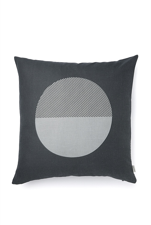 Charcoal Nova 50x50 Cushion - Bedroom | Country Road