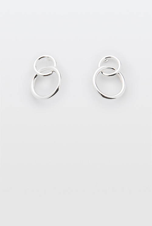 Silver Colette Mini Hoop - Earrings | Country Road